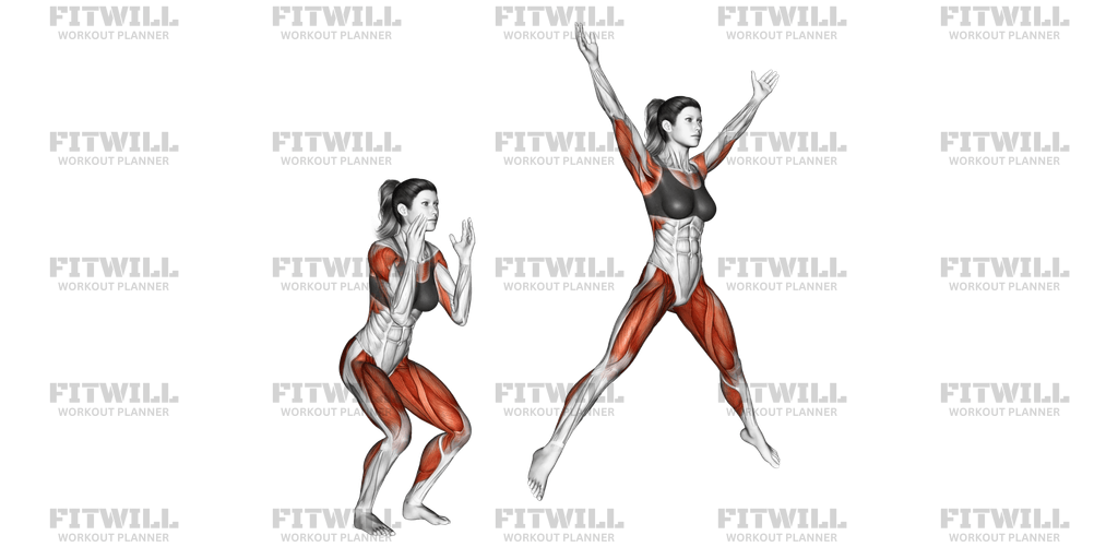 Star Jump: Exercise Guide, Techniques, Benefits, How to, Muscles Worked ...