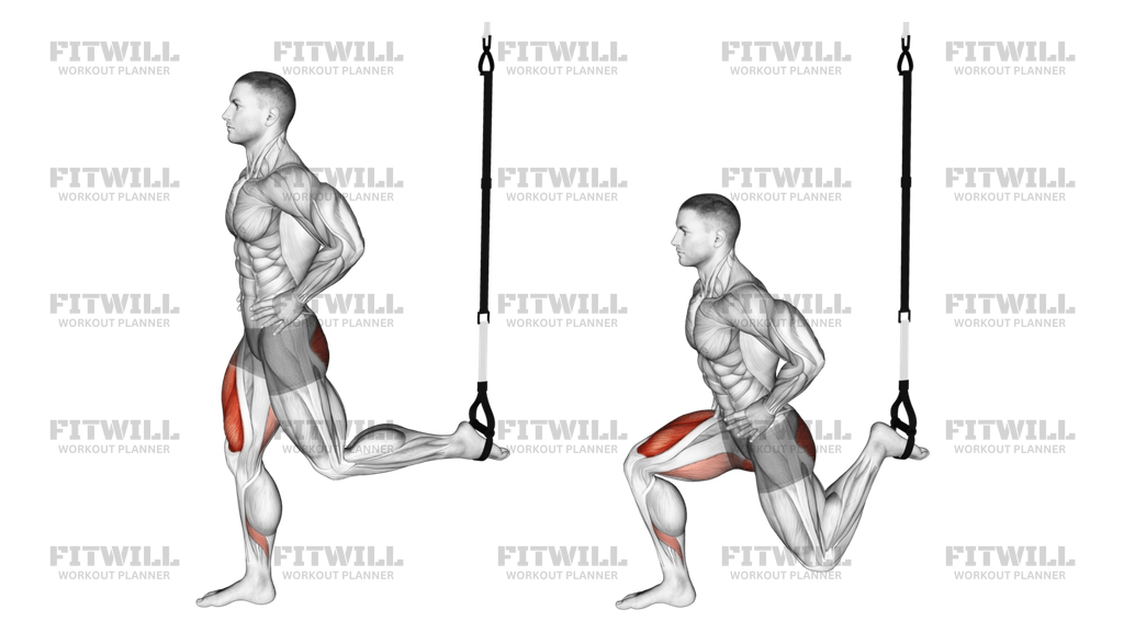 Suspended Split Squat: Exercise Guide, Video, Techniques, Benefits, How to, Muscles Worked, Tips ...