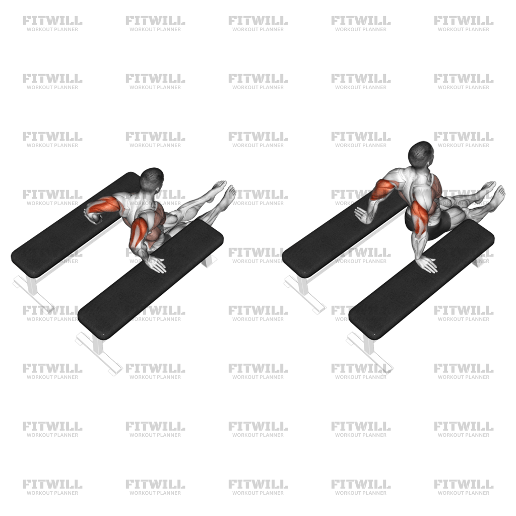 Triceps Dip (between Benches): Exercise Guide, Techniques, Benefits ...