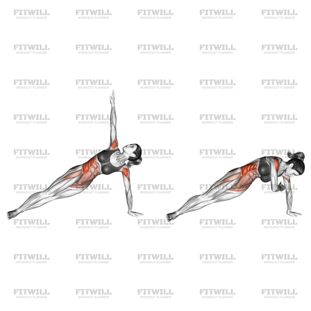 Twist Side Bridge: Exercise Guide, Techniques, Benefits, How to ...
