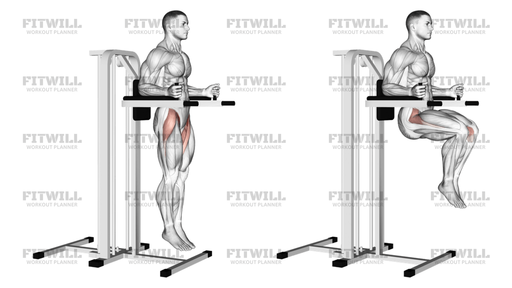 Vertical Leg Raise On Parallel Bars: Exercise Guide, Video, Techniques ...