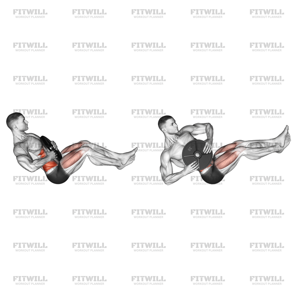 Weighted Russian Twist (legs Up): Exercise Guide, Video, Techniques ...