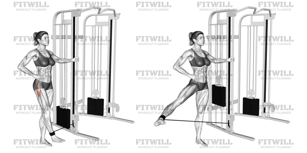 Cable Hip Abduction (version 2): Exercise Guide, Video, Techniques ...