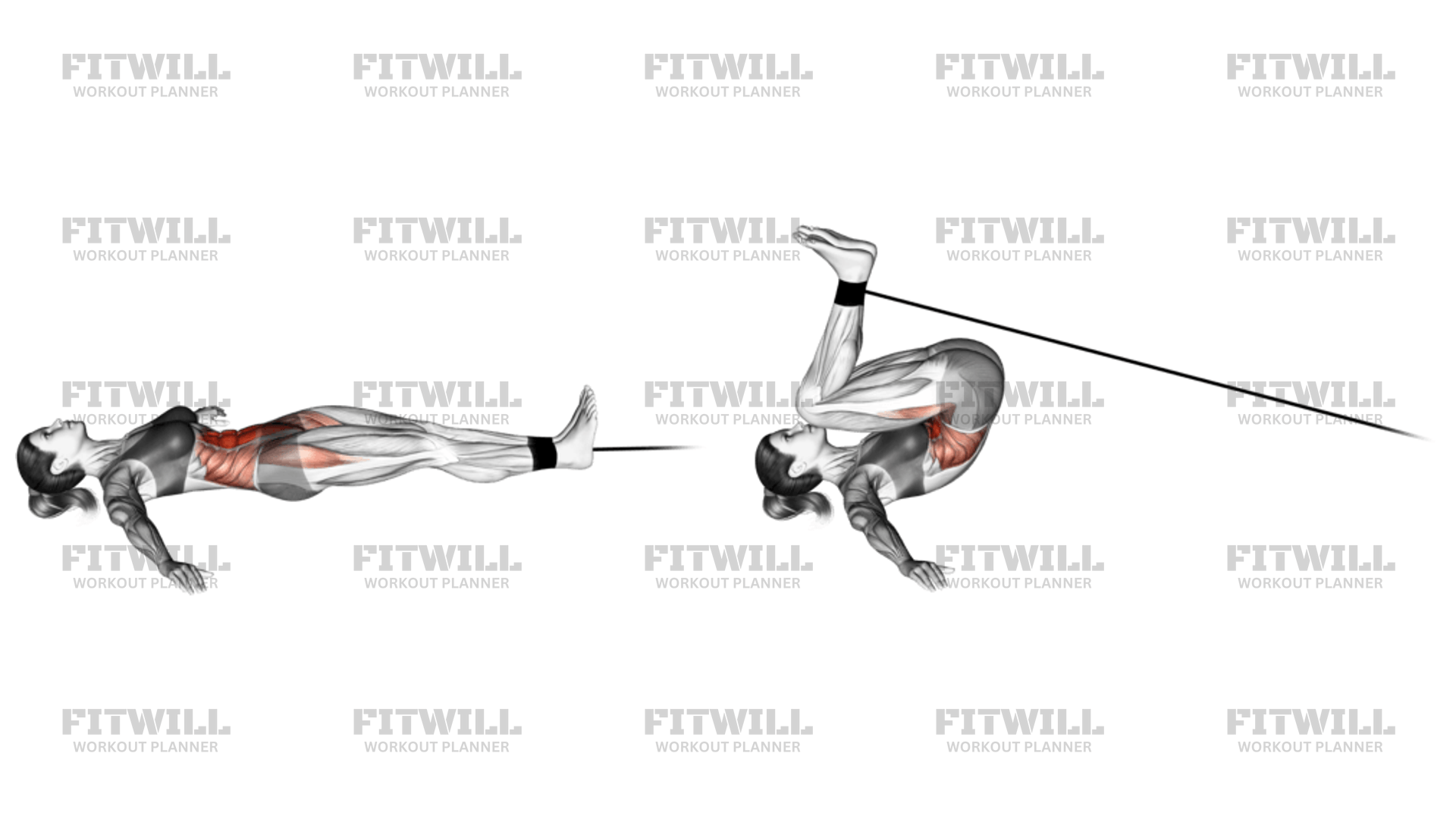 Band Lying Leg And Hip Raise: Exercise Guide, Techniques, Benefits, How ...