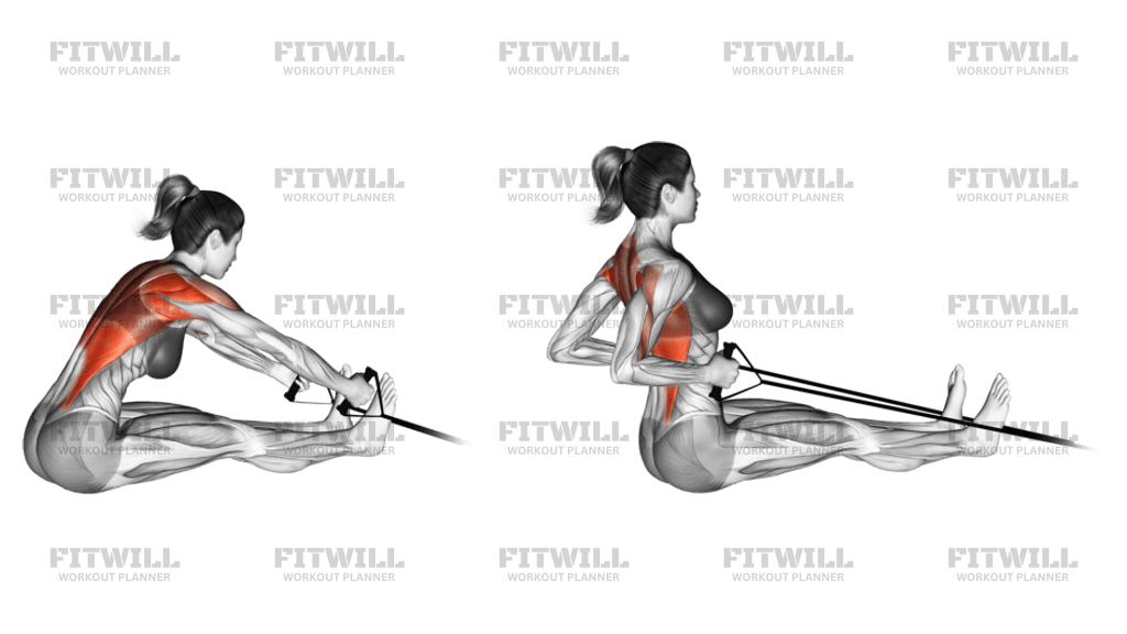 Band Seated Row: Exercise Guide, Video, Techniques, Benefits, How to ...