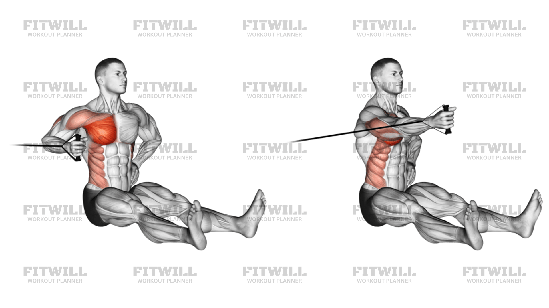 Band One Arm Twisting Chest Press: Exercise Guide, Techniques, Benefits ...