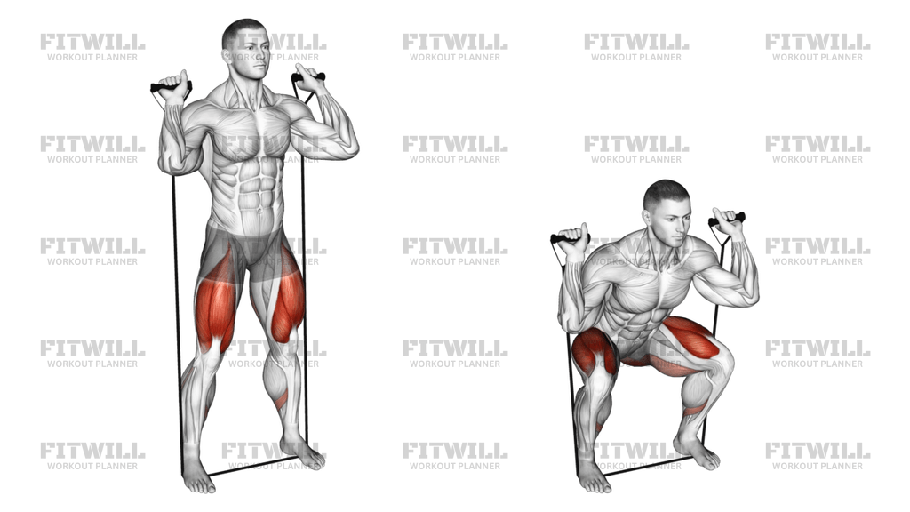 Sentadilla Con Banda: Guía de Ejercicios, Video, Técnicas, Beneficios ...