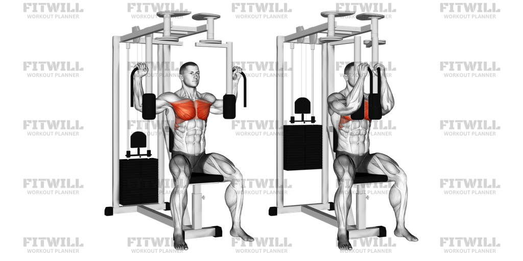 Lever Pec Deck Fly: Exercise Guide, Video, Techniques, Benefits, How to ...