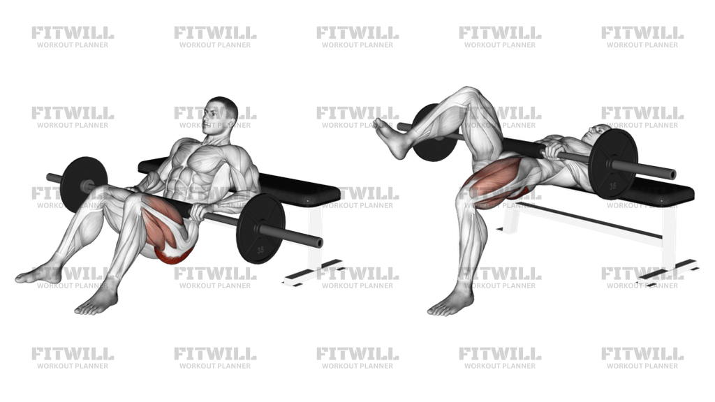 Barbell One Leg Hip Thrust: Exercise Guide, Video, Techniques, Benefits ...
