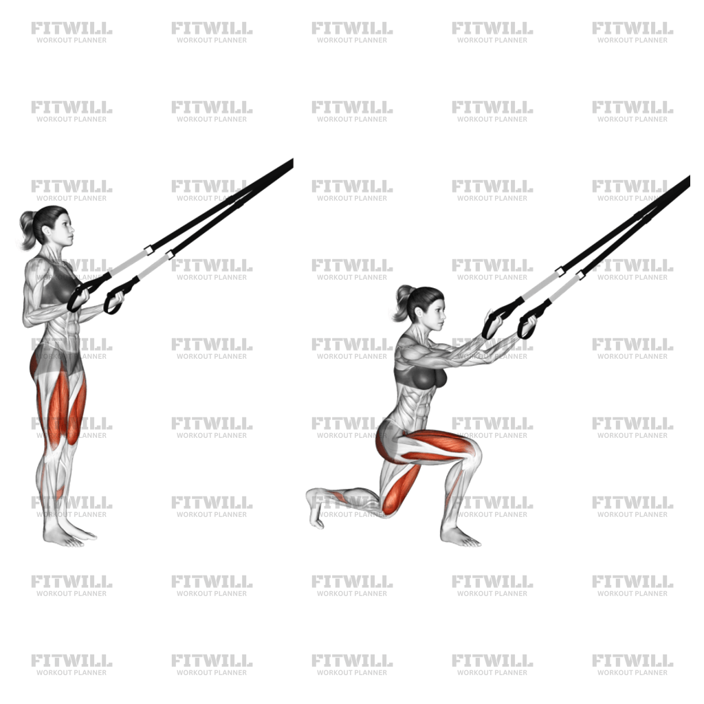 Suspension Rear Lunge: Exercise Guide, Video, Techniques, Benefits, How ...