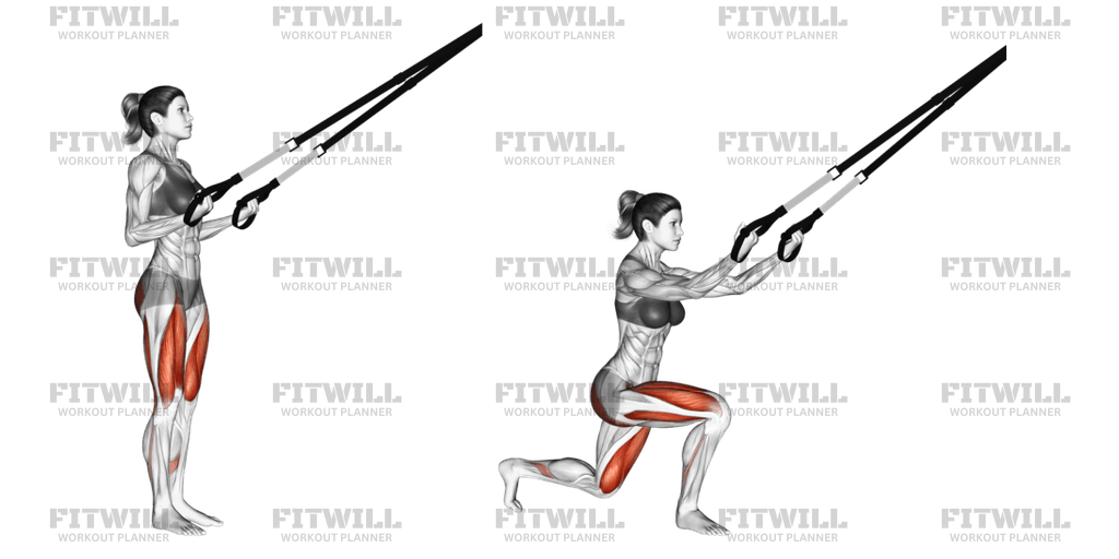 Suspension Rear Lunge: Exercise Guide, Video, Techniques, Benefits, How ...