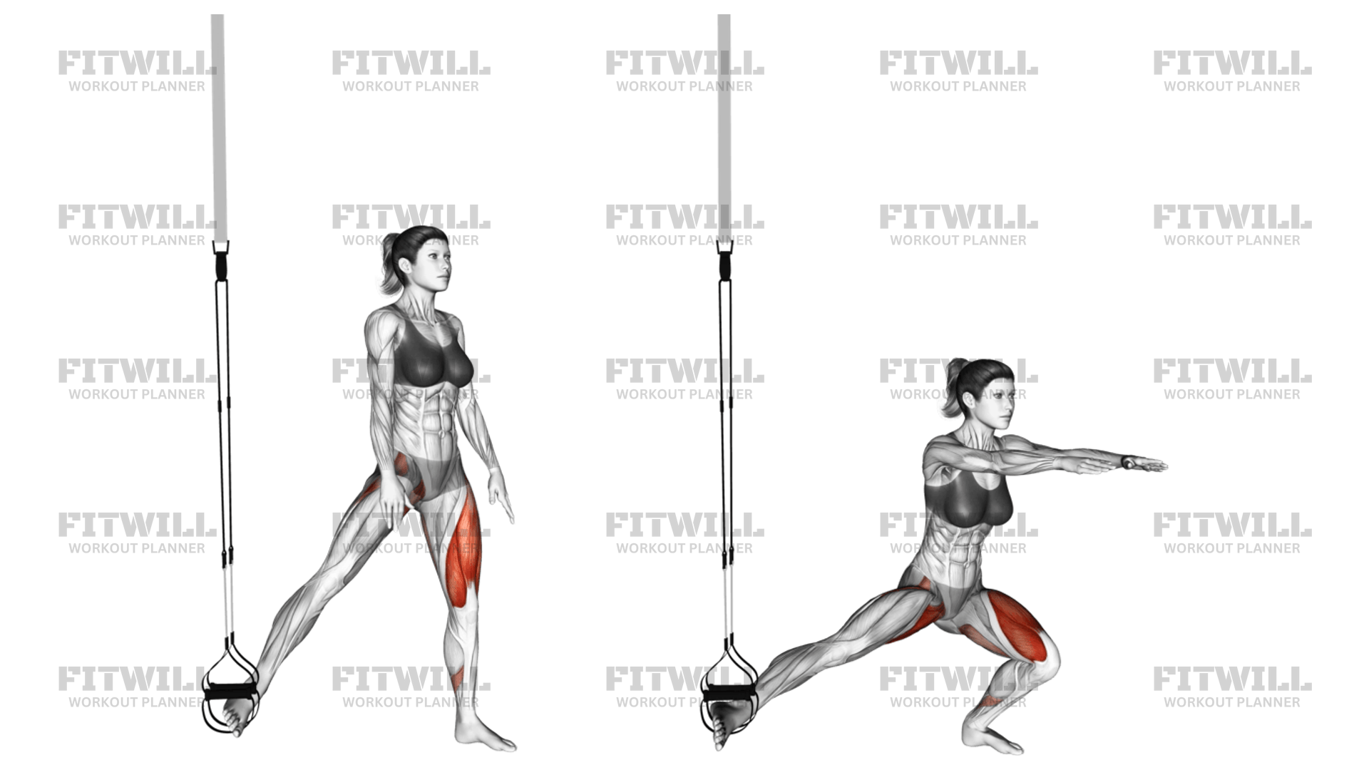 Suspension Abduction Lunge: Exercise Guide, Video, Techniques, Benefits ...