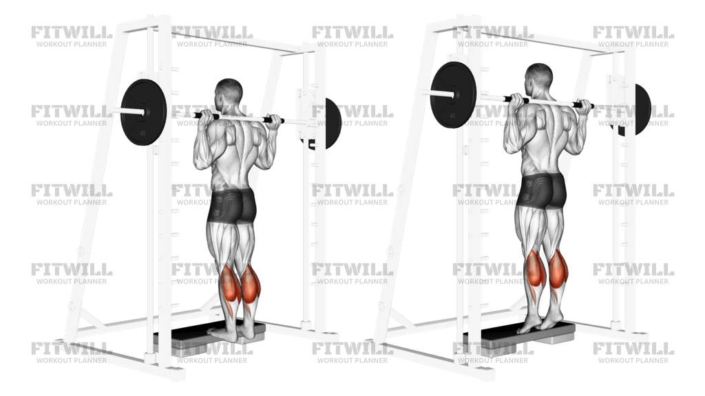 Smith Calf Raise On Step: Exercise Guide, Video, Techniques, Benefits ...
