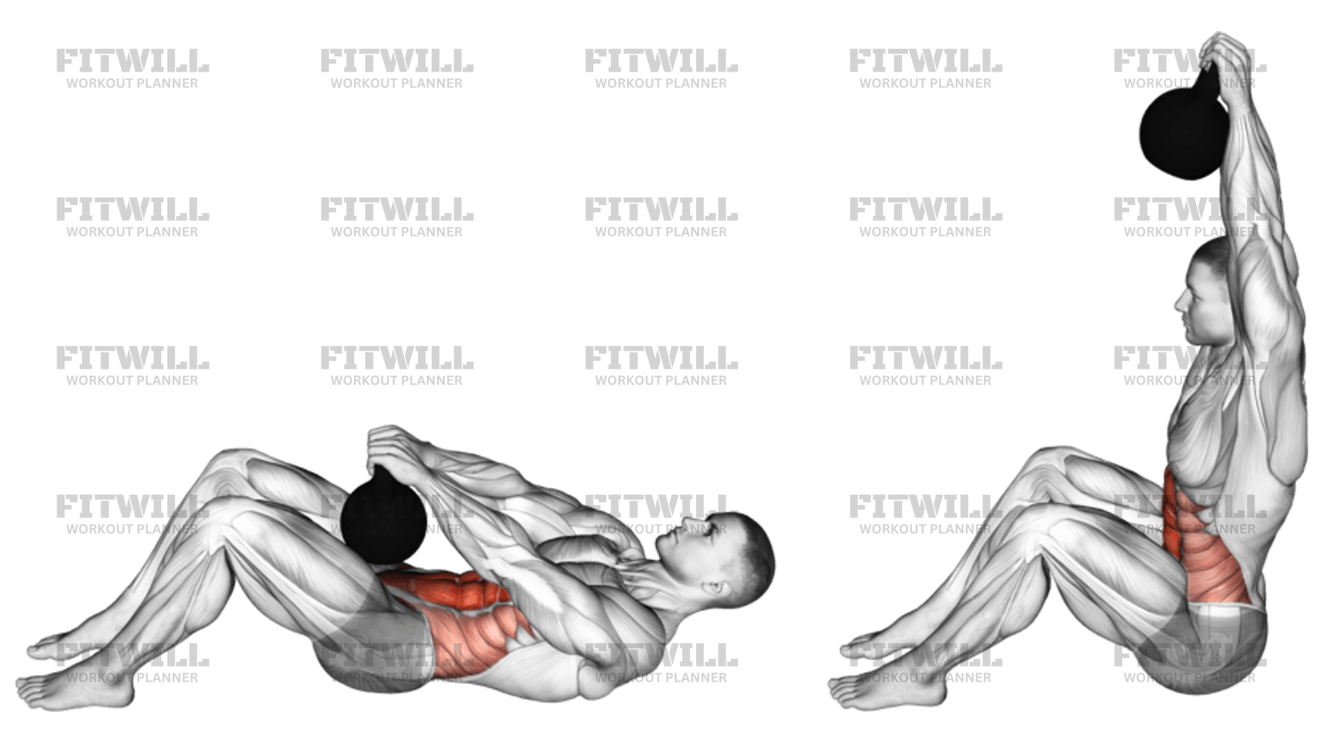 Kettlebell Sit-Up: Exercise Guide, Techniques, Benefits, How to ...
