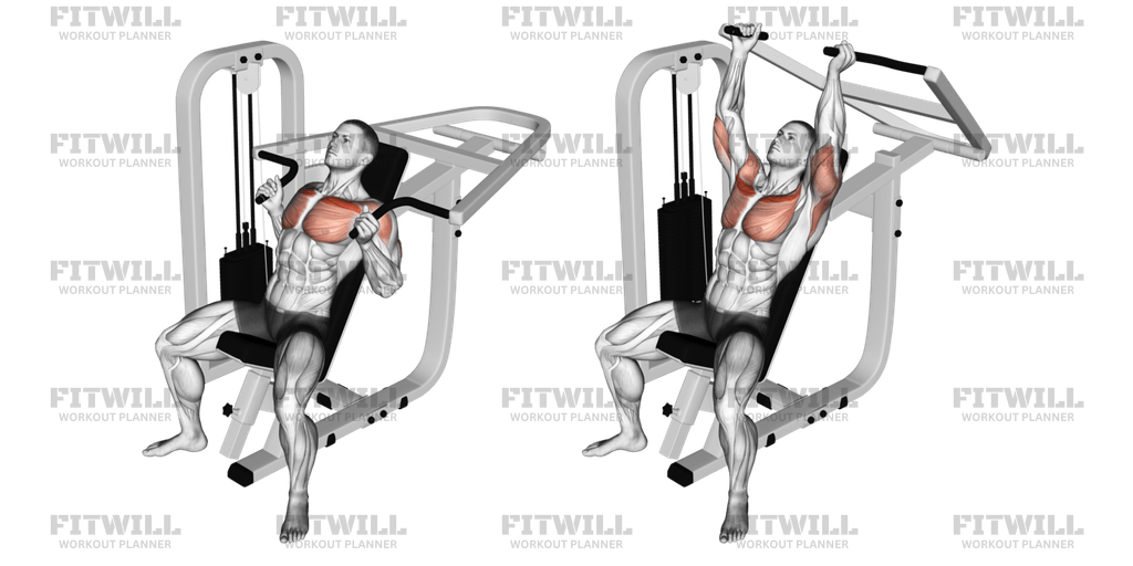 Lever Incline Hammer Chest Press: Exercise Video | Fitwill