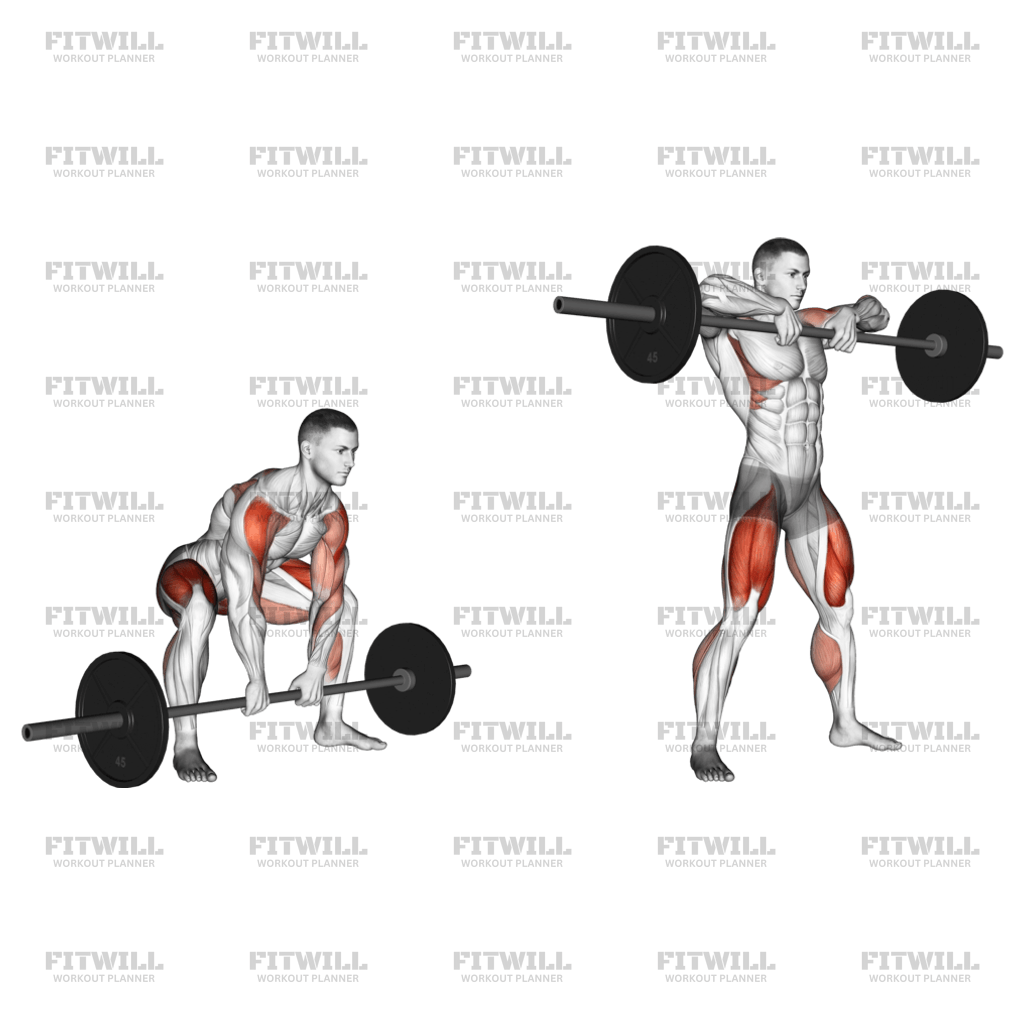 Peso Muerto Sumo Con Remo Alto: Guía de Ejercicios, Video, Técnicas ...