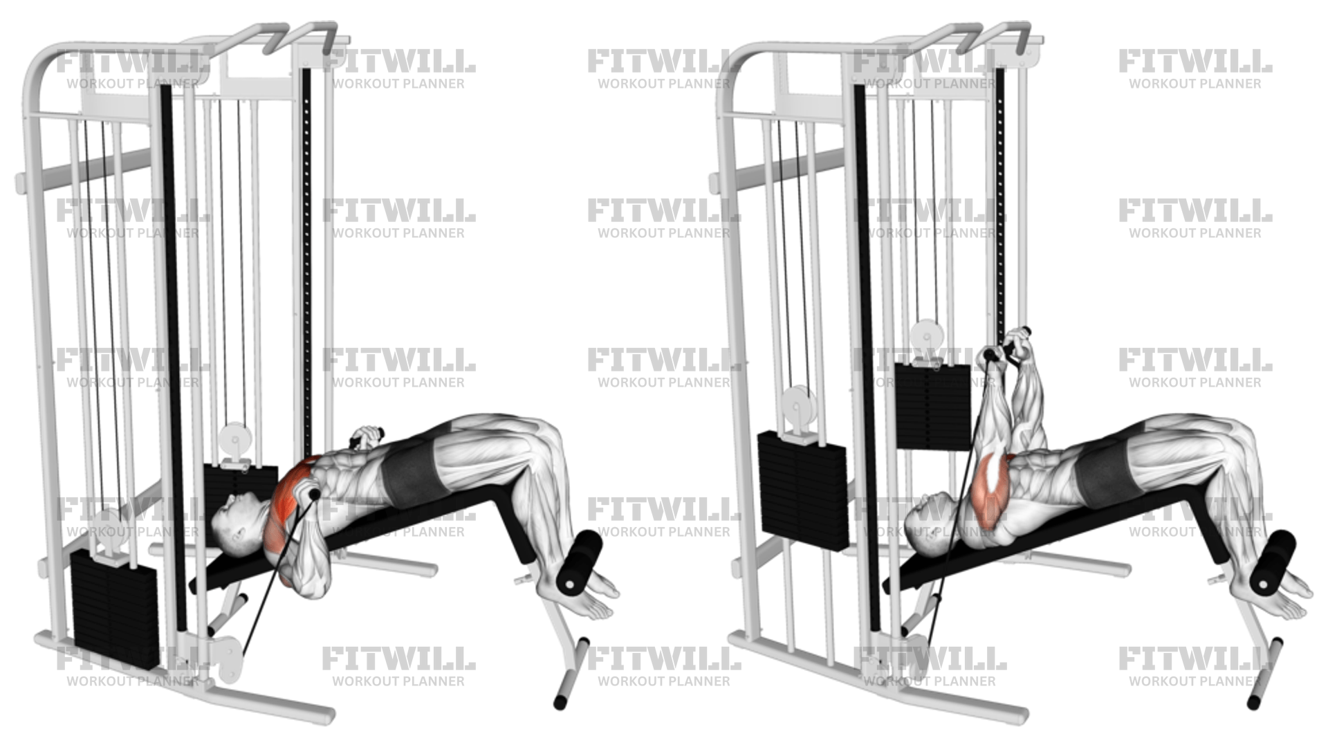 Cable Decline Press: Exercise Guide, Video, Techniques, Benefits, How ...