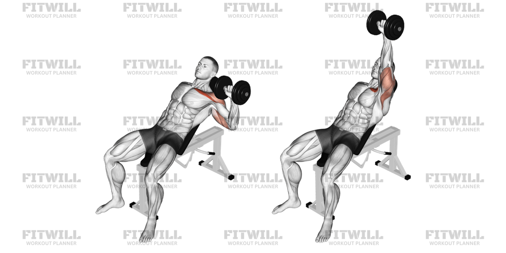 Dumbbell Incline One Arm Press: Exercise Guide, Video, Techniques ...