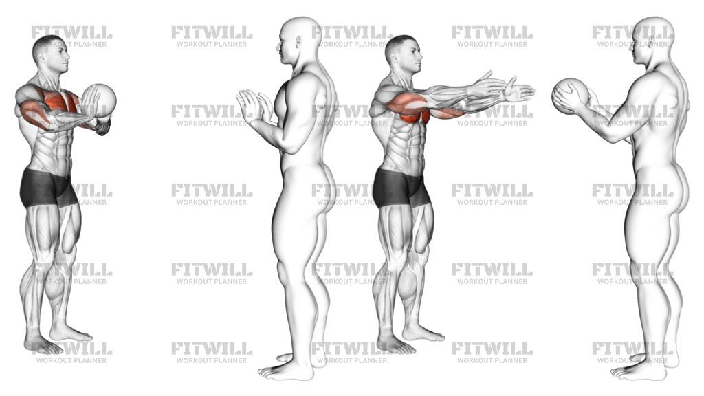 Medicine Ball Chest Pass: Exercise Guide, Techniques, Benefits, How to ...