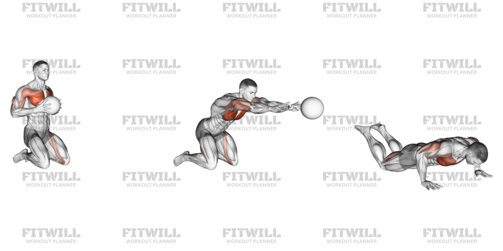 Medicine Ball Chest Push Single Response: Exercise Guide, Techniques ...