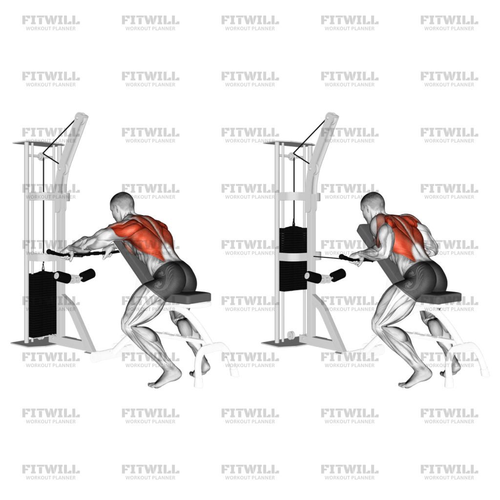 Cable Incline Bench Row: Exercise Guide, Techniques, Benefits, How to ...
