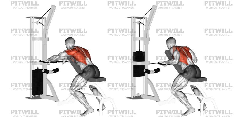 Cable Incline Bench Row: Exercise Guide, Techniques, Benefits, How to ...