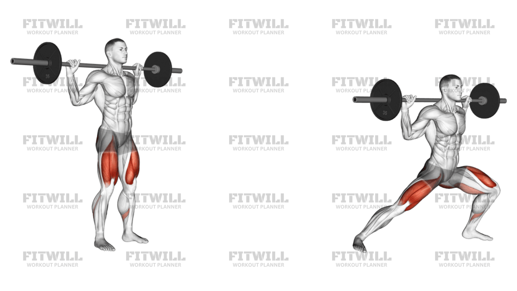 Zancada Lateral Con Barra: Guía de Ejercicios, Video, Técnicas ...