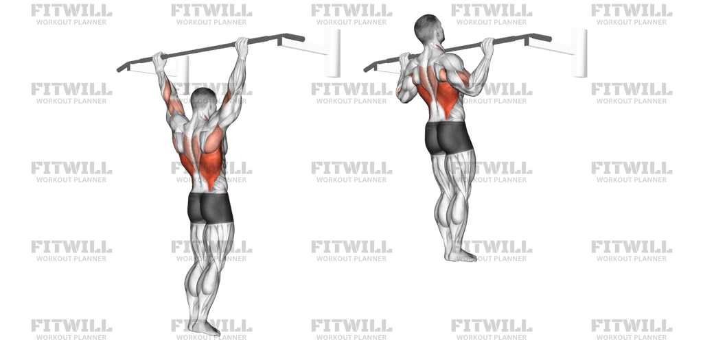 Wide-Grip Pull-Up: Exercise Guide, Video, Techniques, Benefits, How to ...