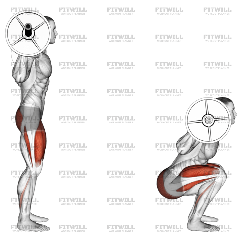 Barbell Full Squat (Side POV): Exercise Guide, Video, Techniques ...