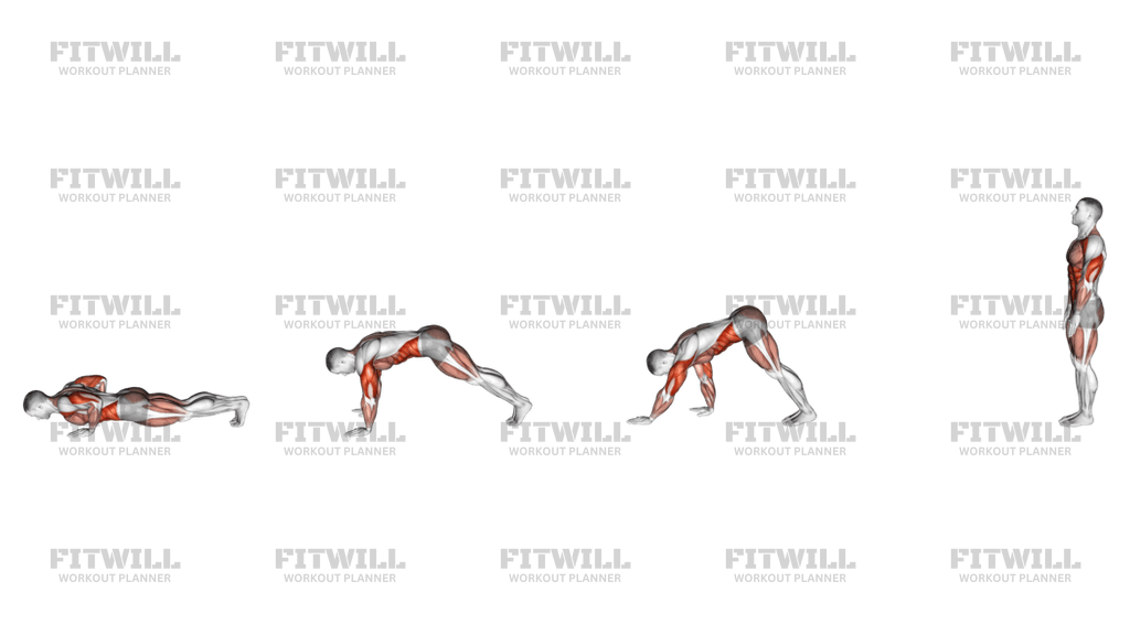 Inchworm: Exercise Guide, Video, Techniques, Benefits, How to, Muscles ...