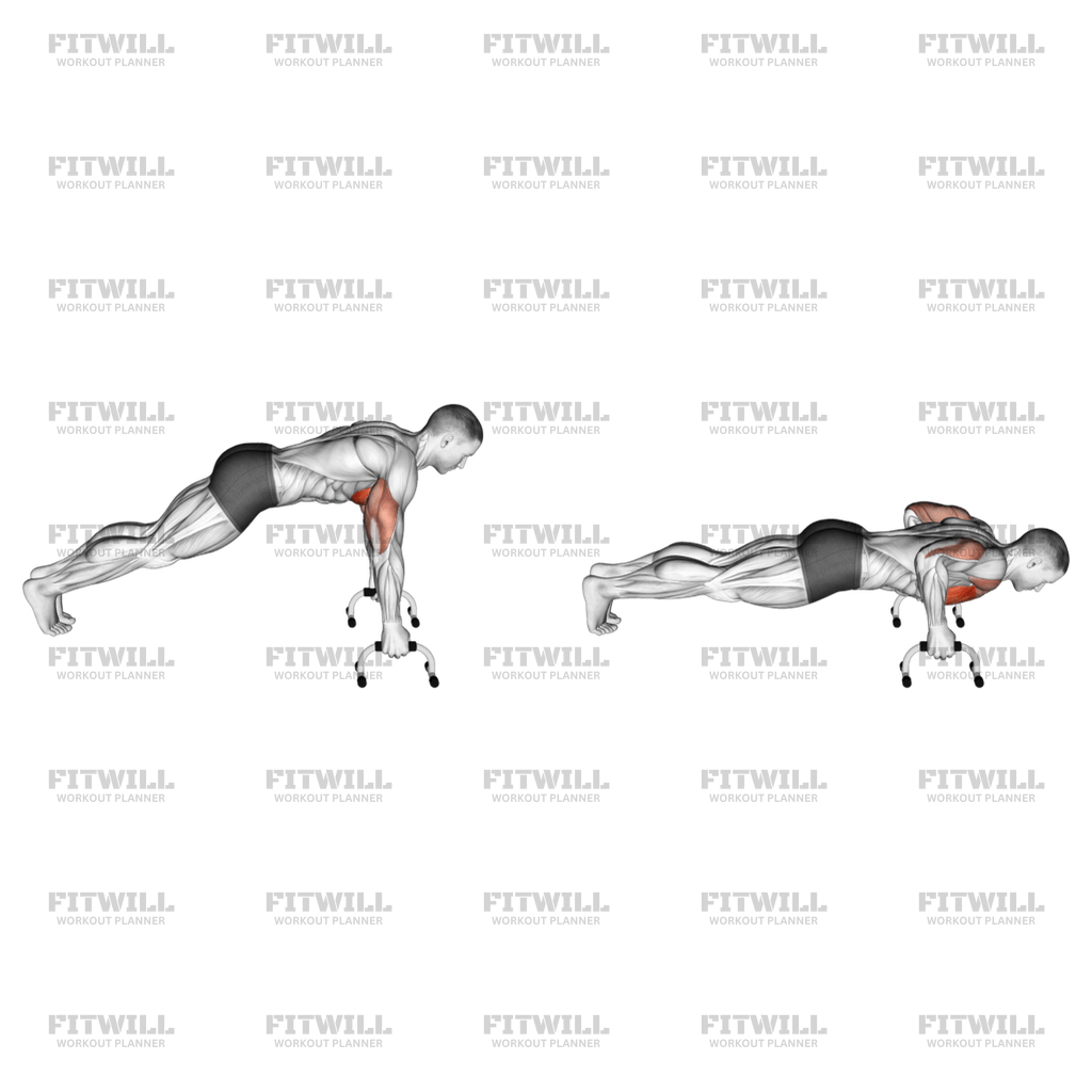 Deep Push-up (with Push-up Bars): Exercise Guide, Techniques, Benefits ...