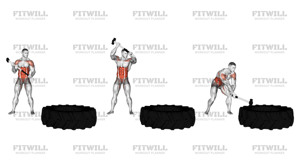 Sledge Hammer: Exercise Guide, Techniques, Benefits, How to, Muscles ...