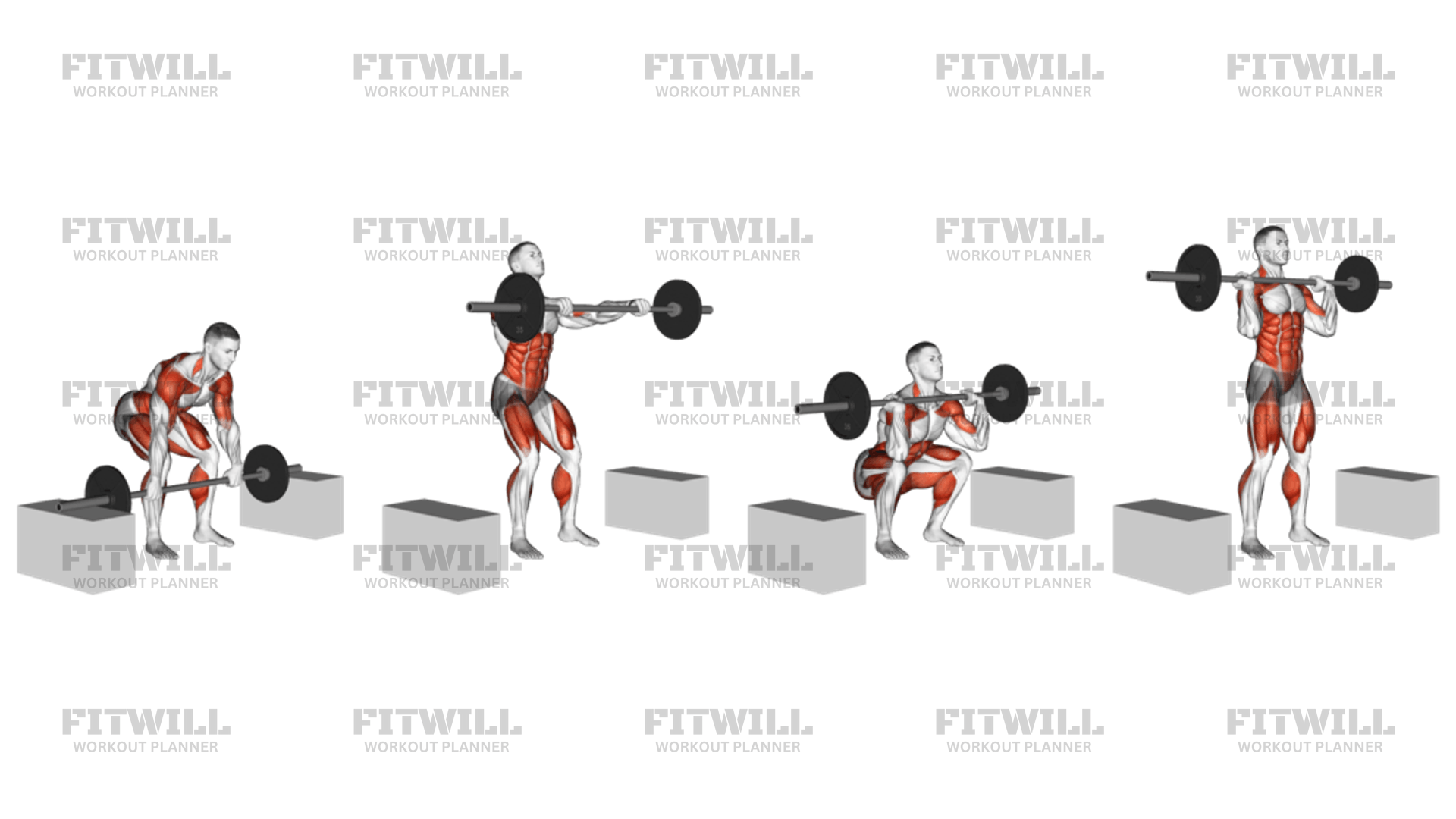 Barbell Clean From Blocks: Exercise Guide, Techniques, Benefits, How to ...
