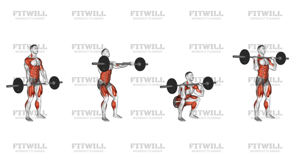 Barbell Hang Clean: Exercise Guide, Video, Techniques, Benefits, How to, Muscles Worked, Tips ...
