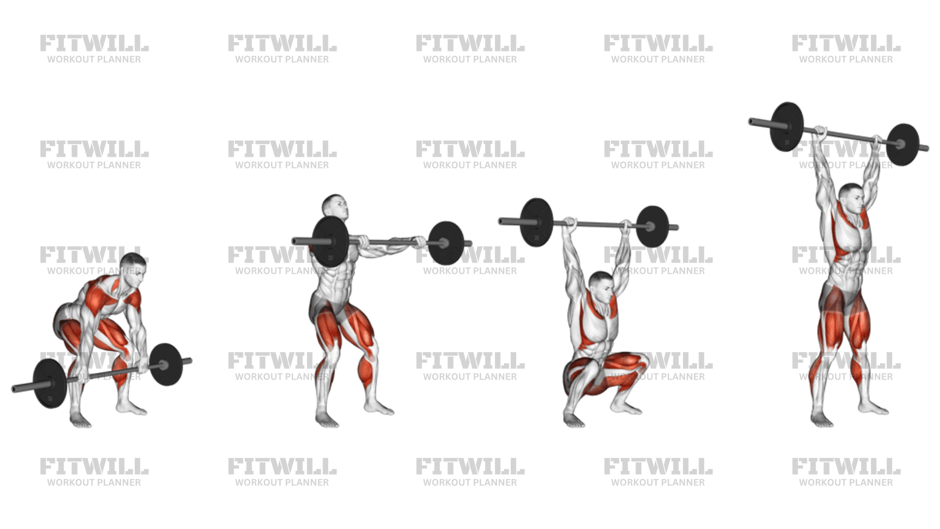 Barbell Hang Snatch Below The Knees: Exercise Guide, Video, Techniques ...