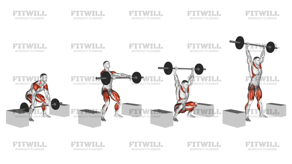 Barbell Snatch From Blocks: Exercise Guide, Video, Techniques, Benefits ...