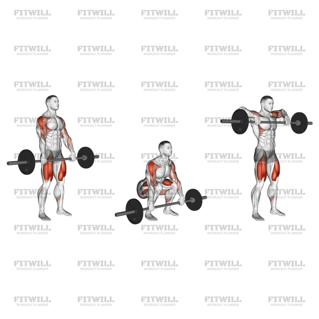 Barbell Squat To Upright Row: Exercise Guide, Techniques, Benefits, How ...