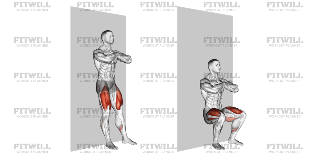 Bodyweight Wall Squat: Exercise Guide, Video, Techniques, Benefits, How ...