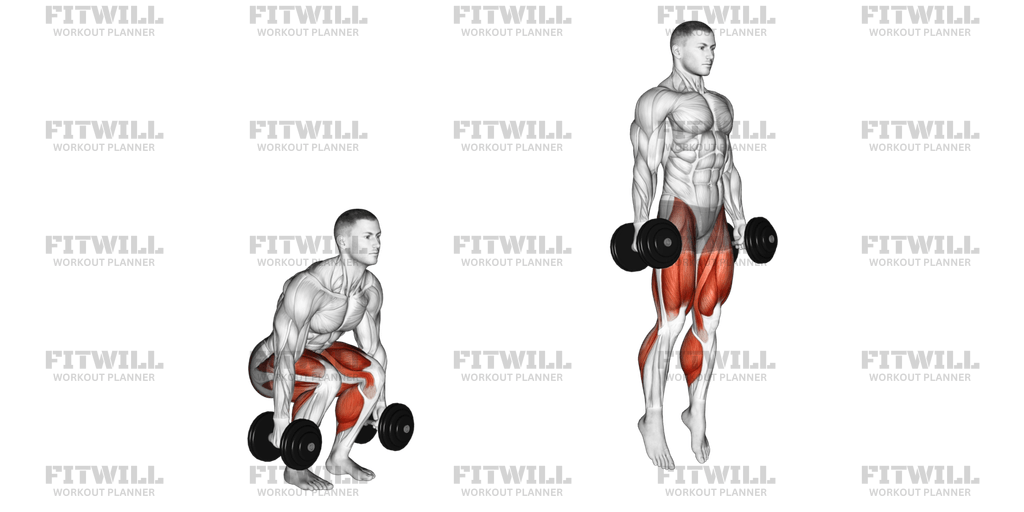 Dumbbell Jumping Squat: Exercise Guide, Video, Techniques, Benefits ...