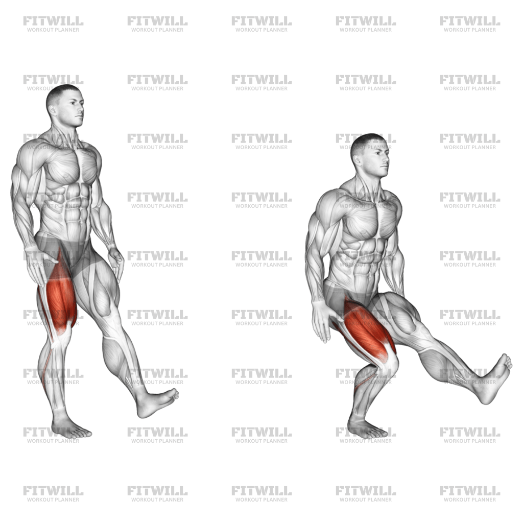 One Leg Quarter Squat: Exercise Video | Fitwill