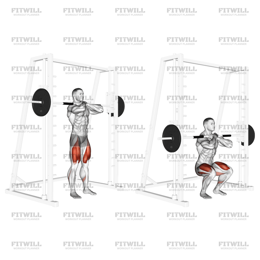 Smith Front Squat: Exercise Guide, Video, Techniques, Benefits, How to ...