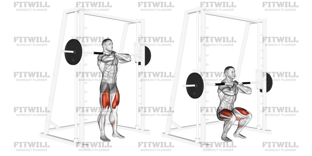 Smith Front Squat: Exercise Guide, Video, Techniques, Benefits, How to ...