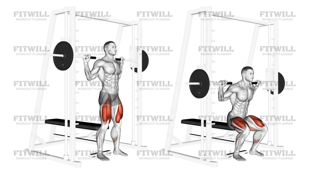 Smith Squat To Bench: Exercise Guide, Video, Techniques, Benefits, How ...