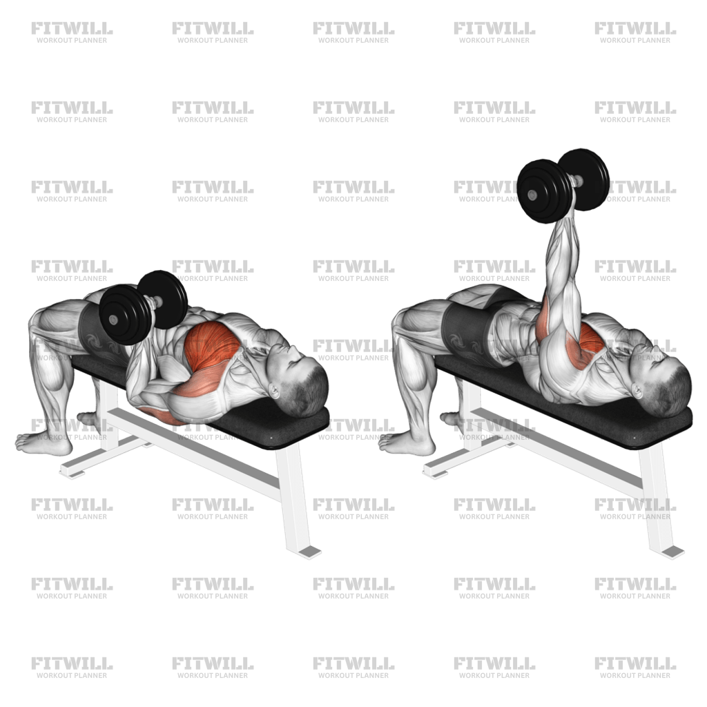 Dumbbell One Arm Reverse Grip Press: Exercise Guide, Techniques ...