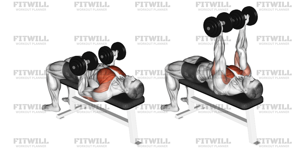 Dumbbell Reverse Bench Press: Exercise Guide, Video, Techniques ...