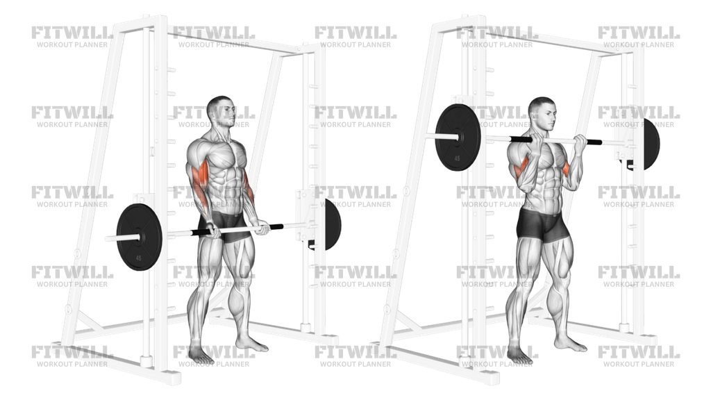 Smith Machine Bicep Curl: Exercise Guide, Video, Techniques, Benefits ...