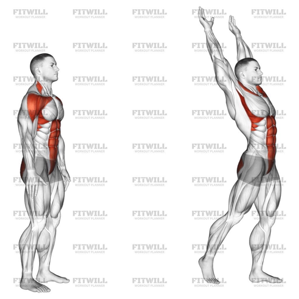 Posterior Step To Overhead Reach: Exercise Guide, Techniques, Benefits ...