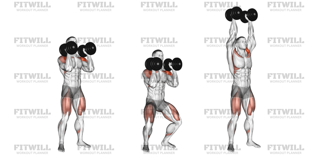 Dumbbell Push Press: Exercise Guide, Video, Techniques, Benefits, How ...