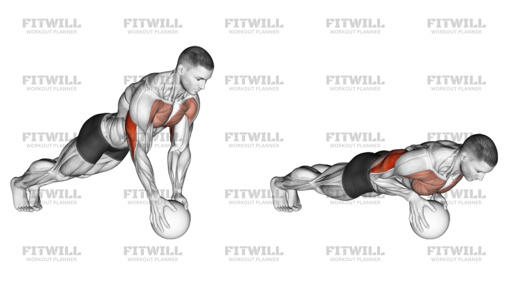 Medicine Ball Close Grip Push Up: Exercise Guide, Video, Techniques ...