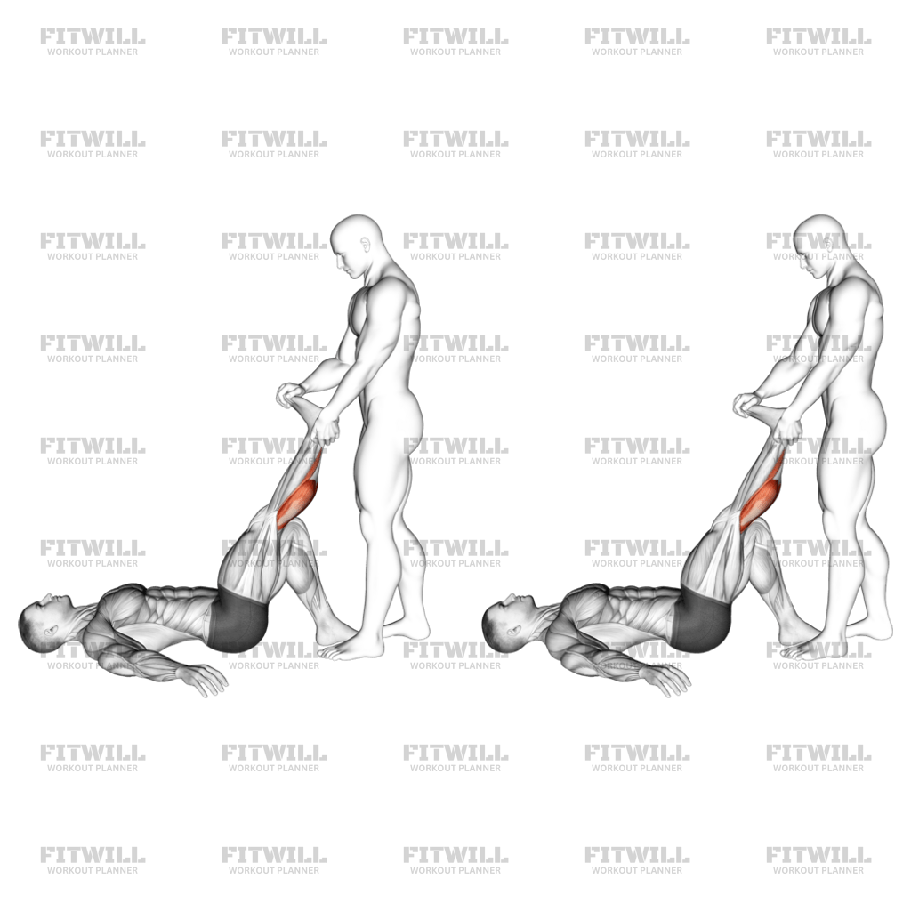 Assisted Lying Gastrocnemius Stretch: Exercise Guide, Techniques ...
